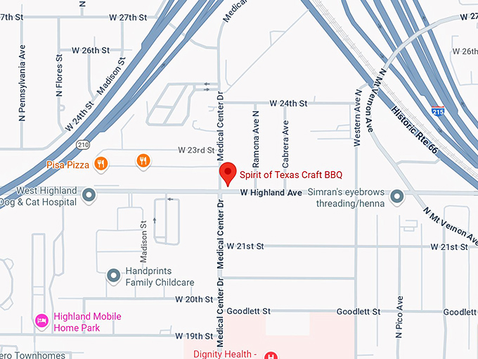 16. spirit of texas craft bbq map