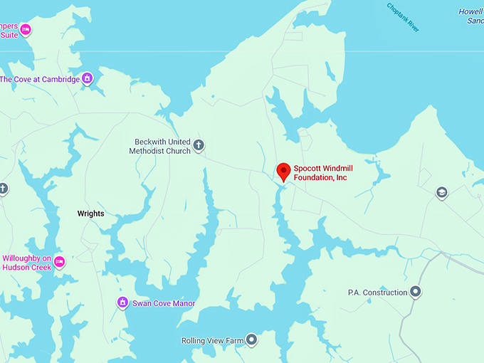 16. spocott windmill foundation, inc. map