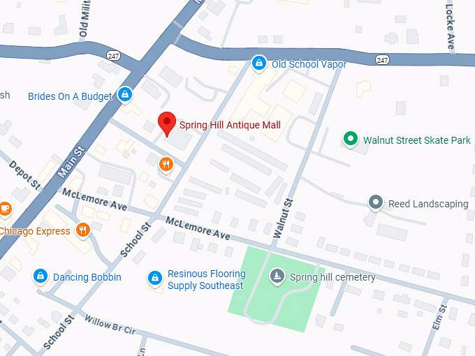 16. spring hill antique mall map