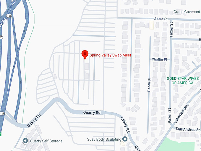 16. spring valley swap meet map