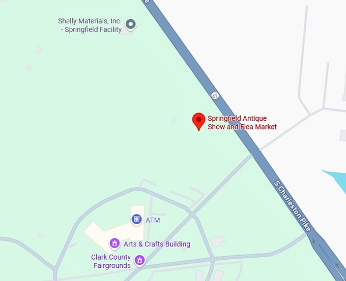 16. springfield antique show and flea market map