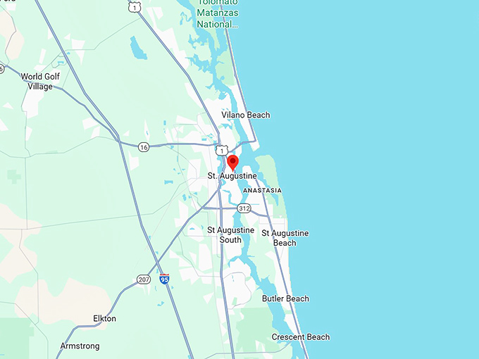 16. st. augustine fl map