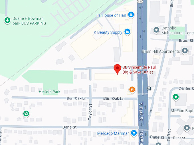 16. st. vincent de paul dig & save outlet map