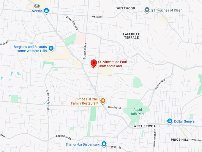 16. st. vincent de paul thrift store and donation center map