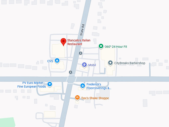 16. stancato’s italian restaurant map