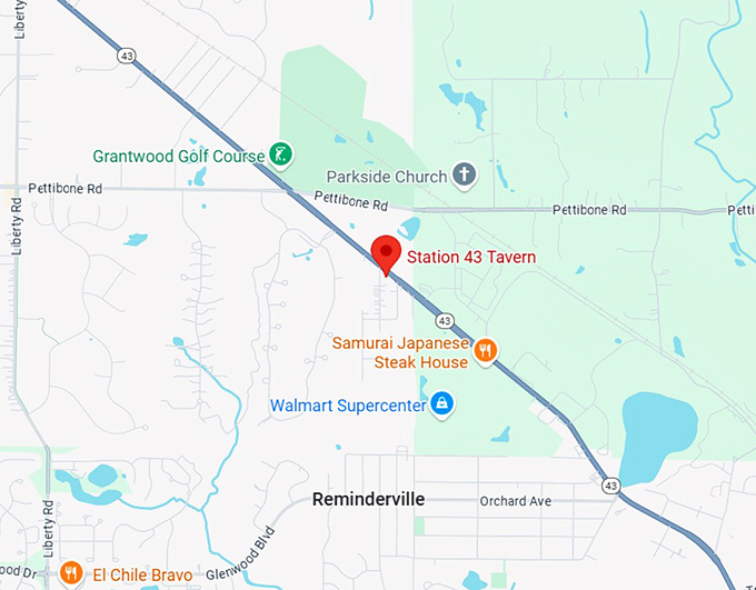 16. station 43 tavern map