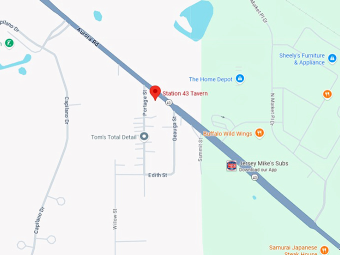 16. station 43 tavern map