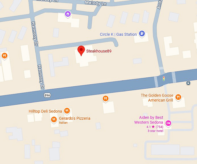 16. steakhouse 89 map