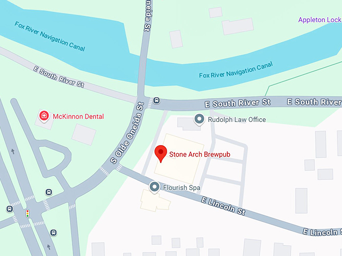 16. stone arch brewpub map