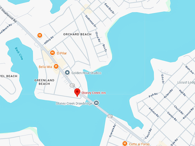 16. stoney creek inn map