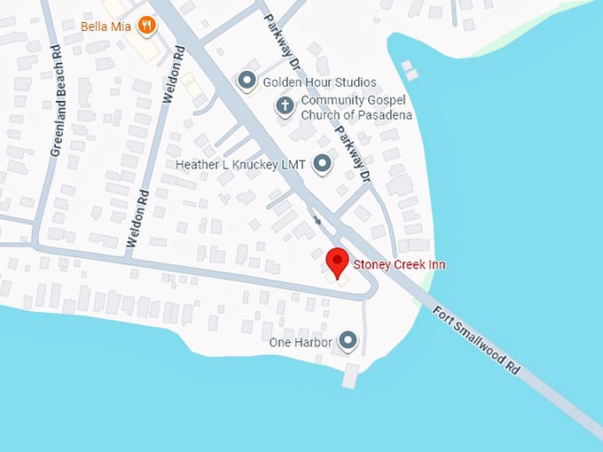 16. stoney creek inn map