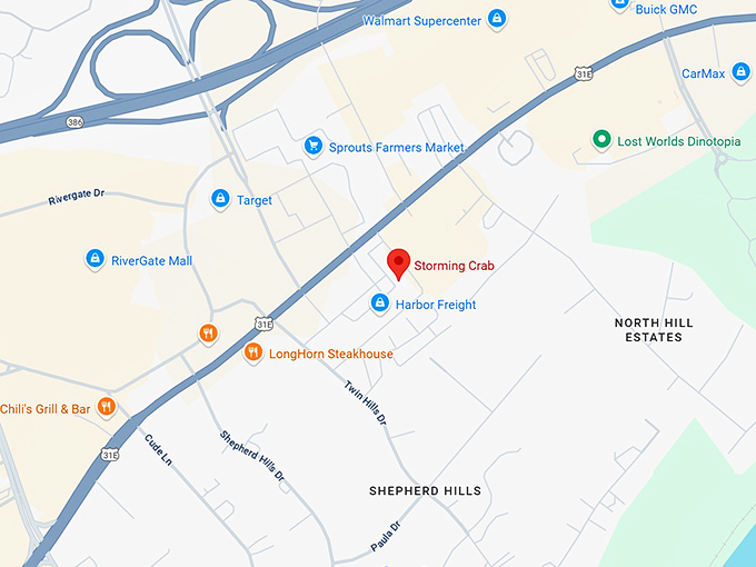 16. storming crab map