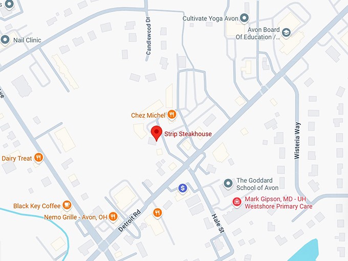 16. strip steakhouse map