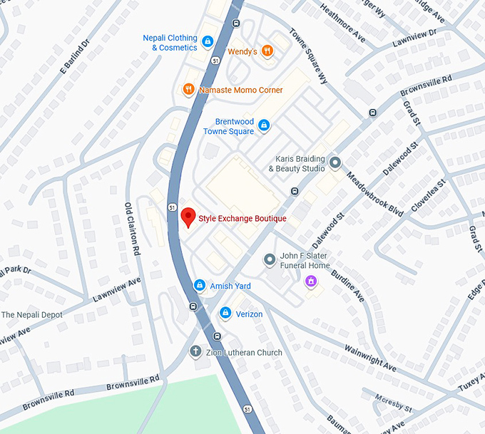 16. style exchange boutique map