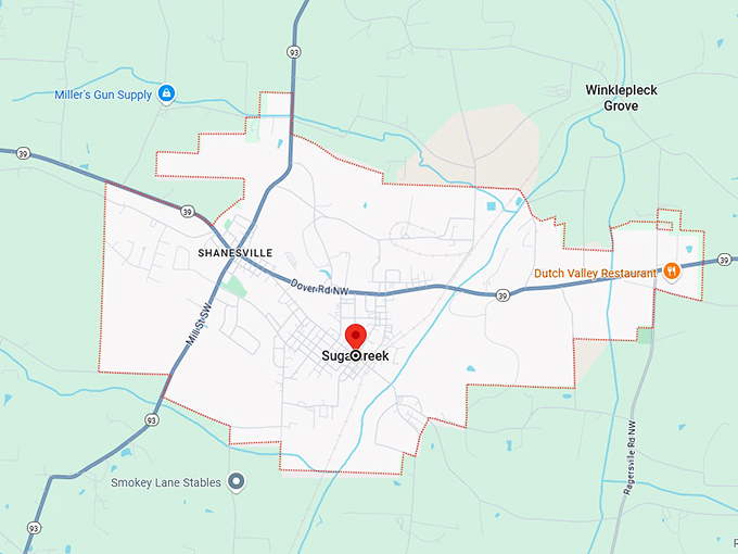 16. sugarcreek map
