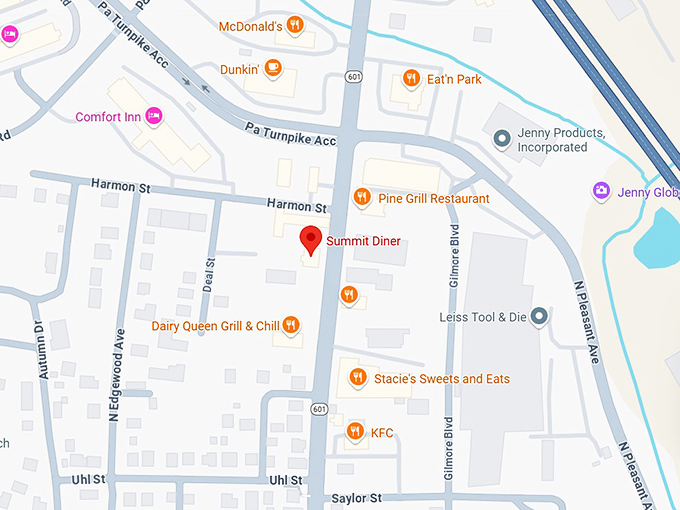 16. summit diner map