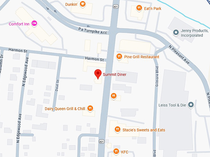 16. summit diner map