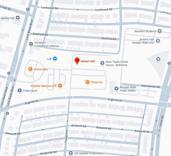 16. sunny&rsquo;s sub map