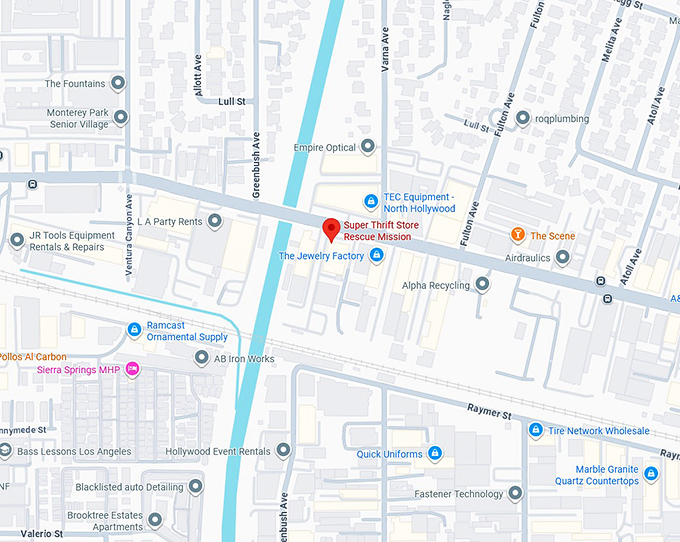 16. super thrift store rescue mission map