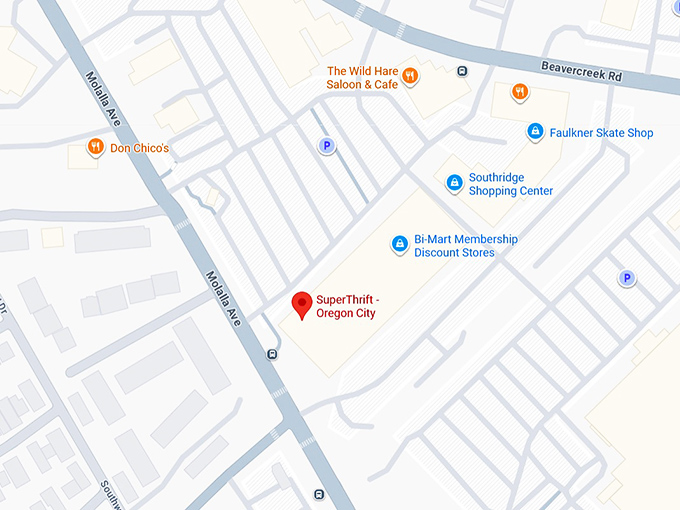 16. superthrift oregon city map