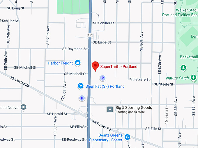 16. superthrift portland map