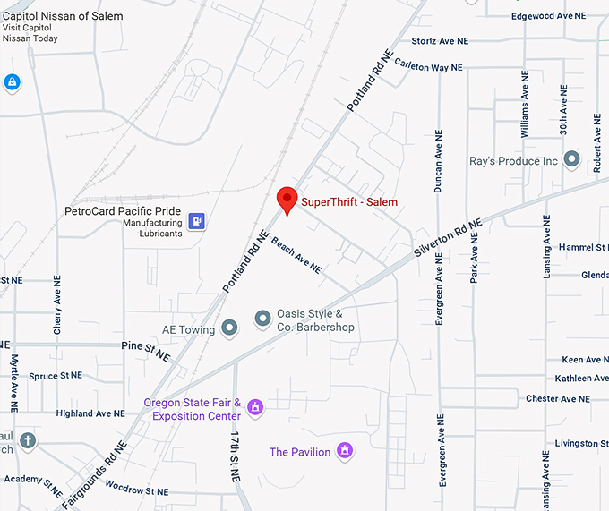 16. superthrift salem map