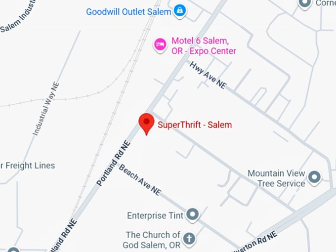 16. superthrift salem map