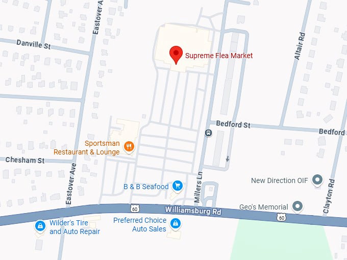 16. supreme flea market map