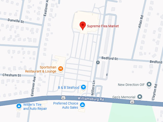 16. supreme flea market map