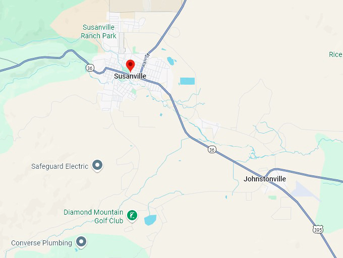 susanville map