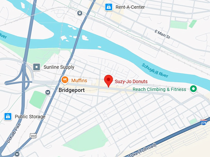 16. suzy jo donuts map