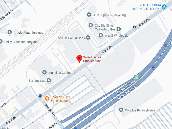 16. sweet lucy's smokehouse map