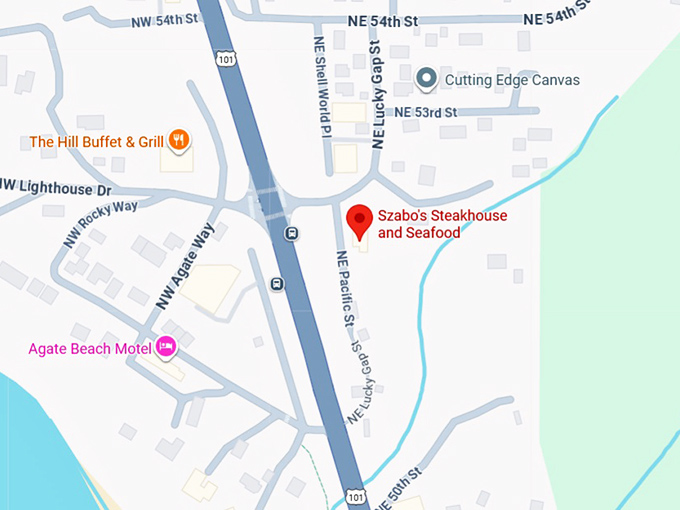 16. szabo's steakhouse and seafood map
