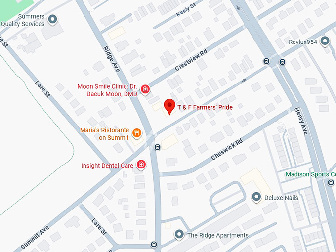 16. t & f farmers' pride map