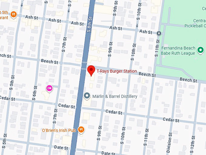 t rays burger station map