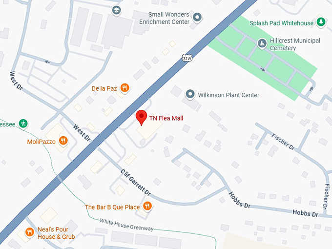 16. tn flea mall map