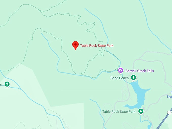 16. table rock state park map