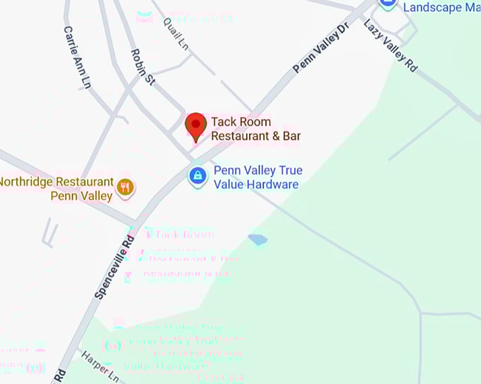 16. tack room restaurant & bar map