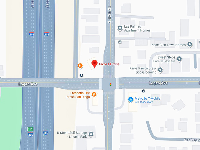 16. tacos el paisa (840 s 47th st) map