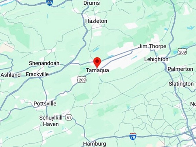 16. tamaqua map