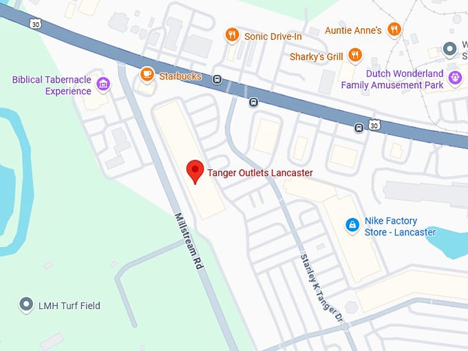 16. tanger outlets lancaster map