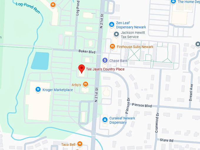 16. tee jaye's country place map