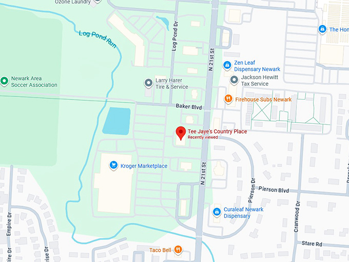 16. tee jaye's country place map