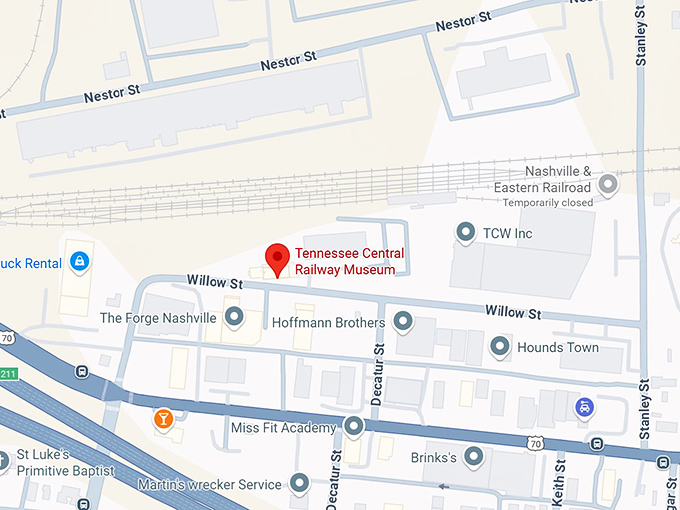 16. tennessee central railway museum map