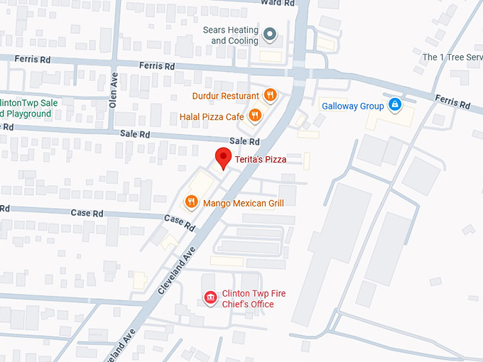 16. terita&rsquo;s pizza (italian roots) map