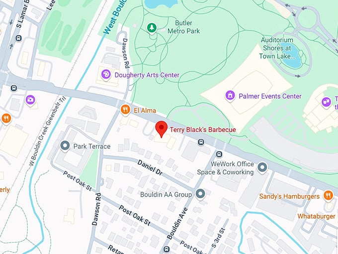 16. terry black's barbecue map