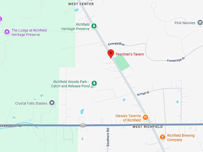 16. teschner's tavern map