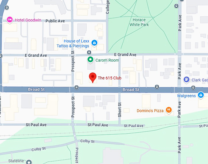 16. the 615 club map