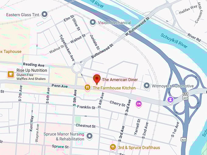 16. the american diner map