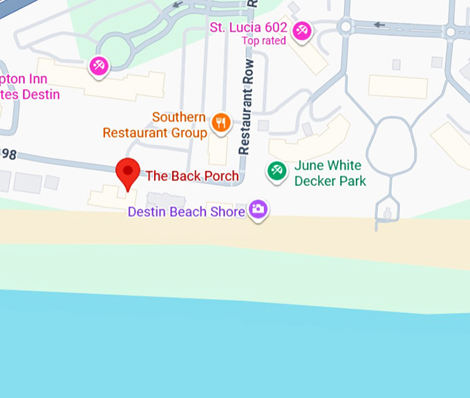 16. the back porch map